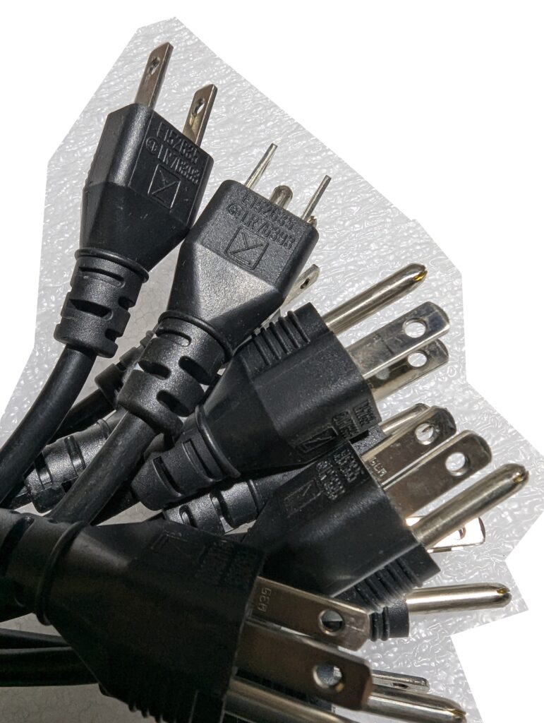 Yung Li I-sheng (Qty 10) AC Computer Power Cable 3-Pin/Prong 6 Ft NEMA ...