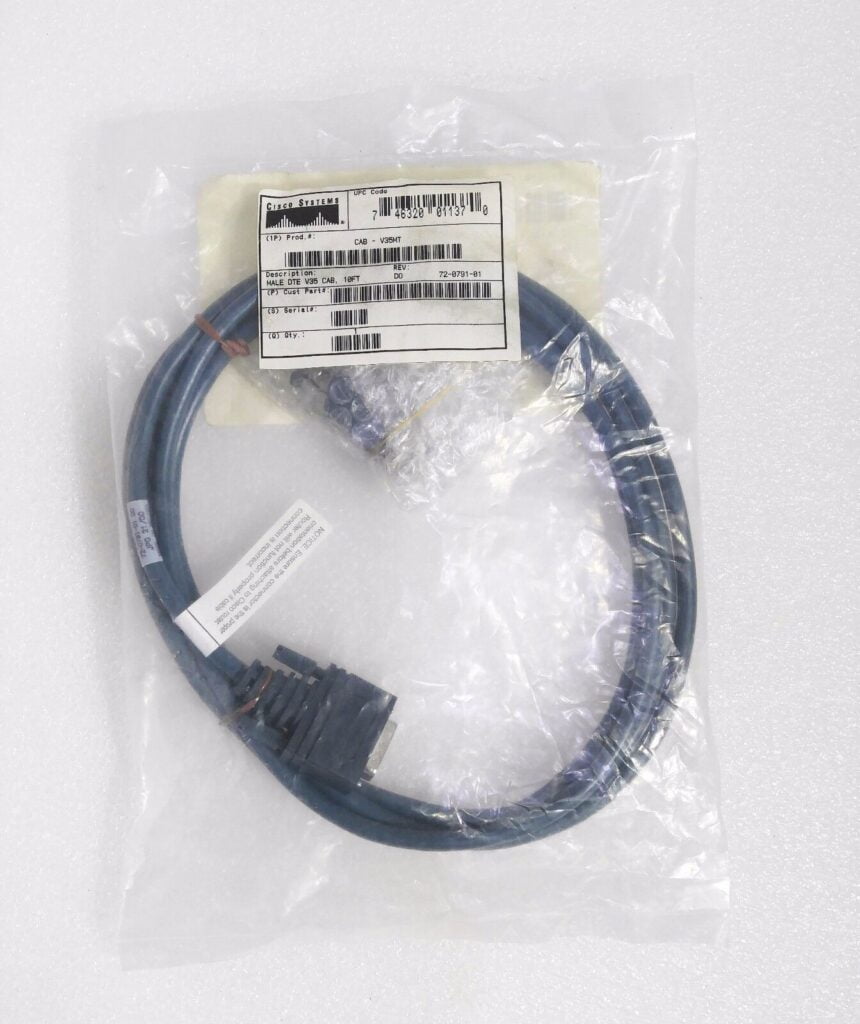 Cisco Male DTE V35 10ft CAB-V35MT 72-0791-01 (New) | Adhesive Networks