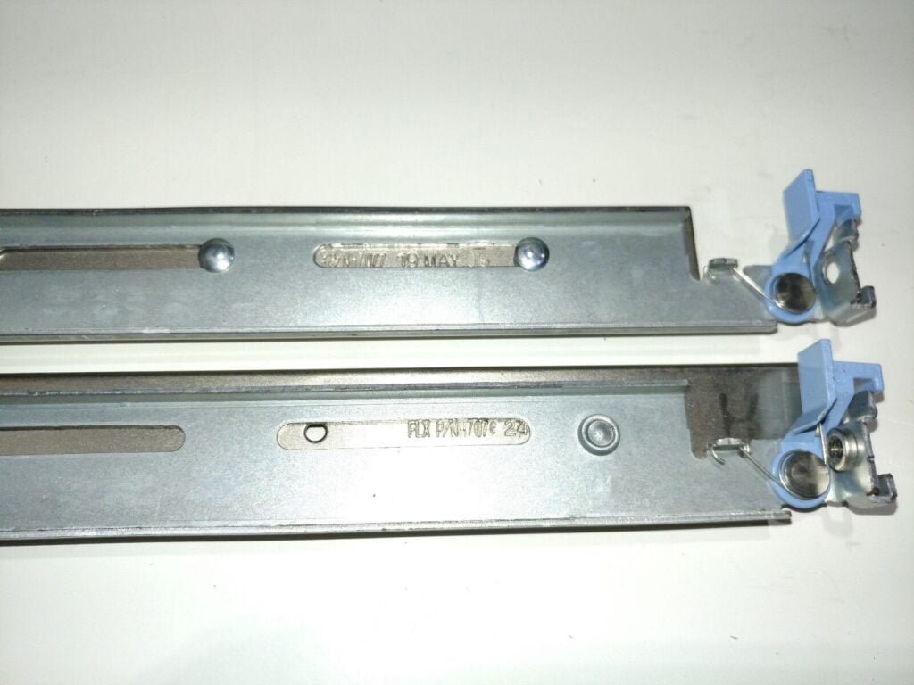 Dell PowerEdge 1850 Rapid Rail 1U Rack Mount Rails H7076 H7077 ...