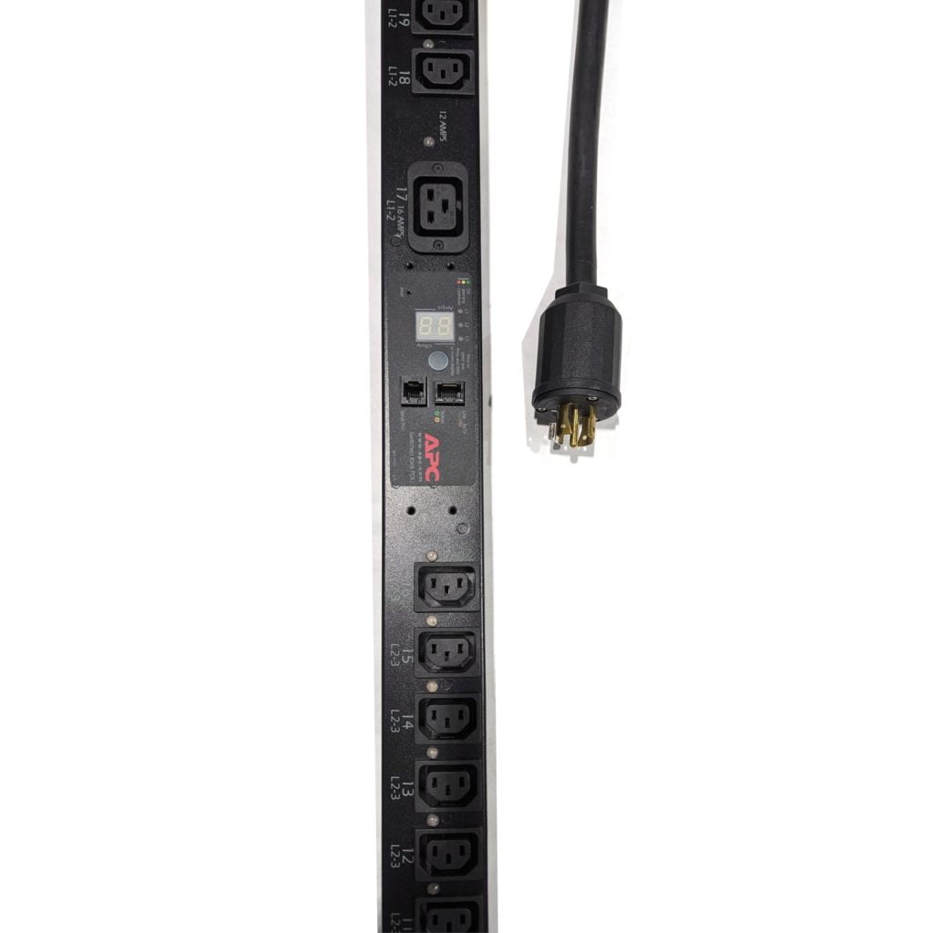 APC AP7961 Switched PDU 0U 20A 208V 3-PH (21x) C13 (2x) C19 Outlets L21 ...