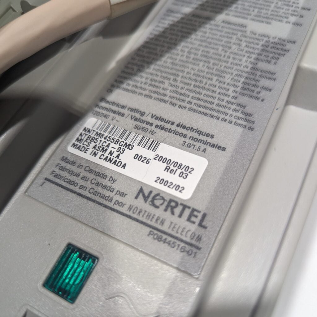 Nortel Norstar M0X8A 8-port Analog Expansion Module NTBB51CA-93 ...