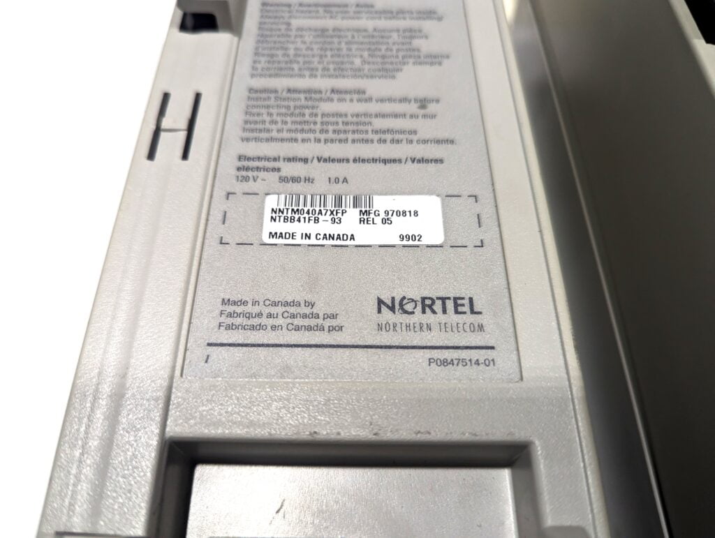 Nortel Norstar (QTY 2) M0X16 Digital Station Fibre Expansion Modules ...