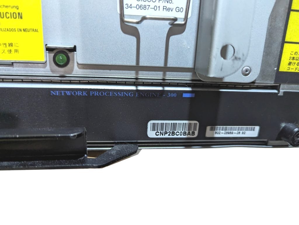 Cisco 7204VXR Router with NPE-300, 2x Fast Ethernet, DS3 Serial, Input ...