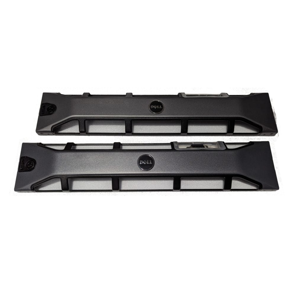 Dell PowerEdge R520 R720 R820 Security Front Bezel Covers (QTY 2) w ...