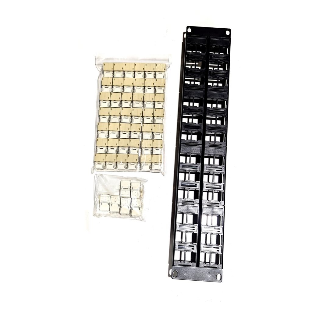 CommScope Systimax 48-Port 2U RJ-45 Cat6 Patch Panel M2000-48 UNJ600 ...