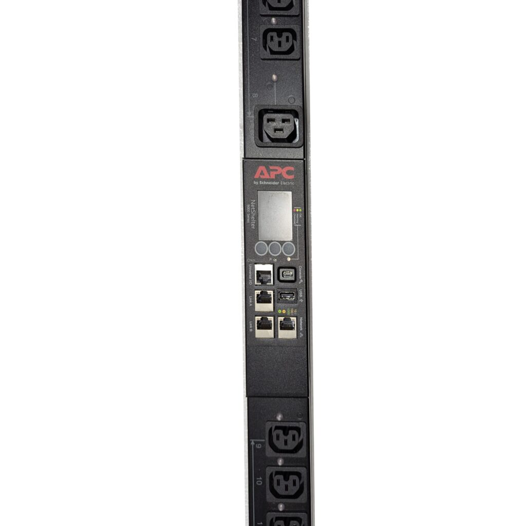 APC APDU9965 Switched Rack 9000 PDU 8.6kW, 208V, (21) C13/C15, (3) C19 ...
