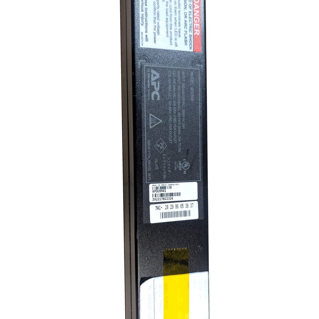 APC APDU9941 Switched Rack 9000 PDU 5kW 208V 30A (21) C13/C15 (3) C19 ...