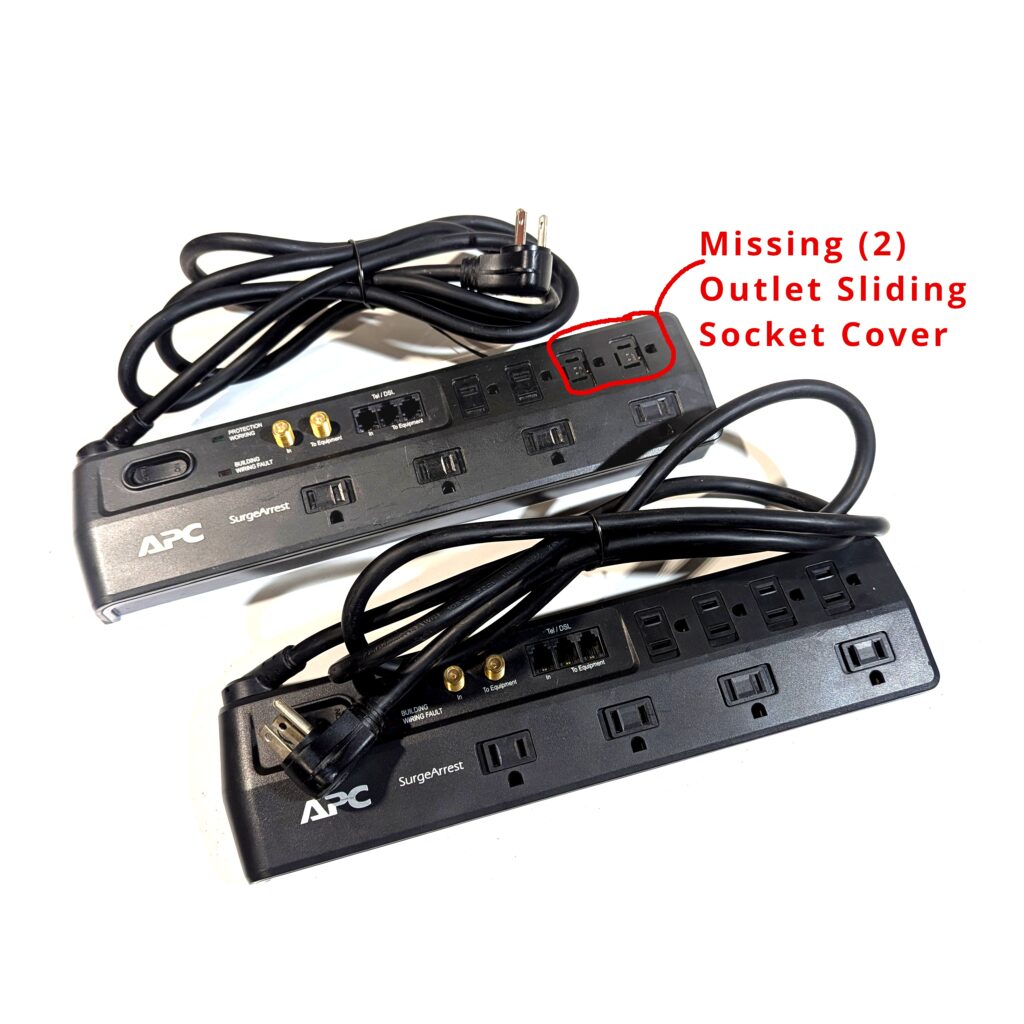 APC P8VT3 (Lot of 2) SurgeArrest 8-Outlet Phone and Coax Protection ...