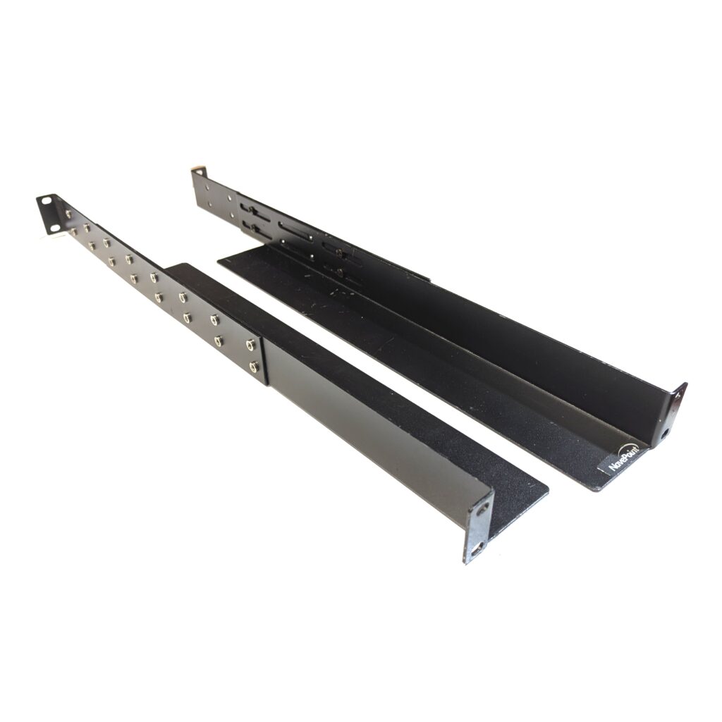 NavePoint 1U Adjustable Rack Mount Server Shelf Rails 00400518 ...