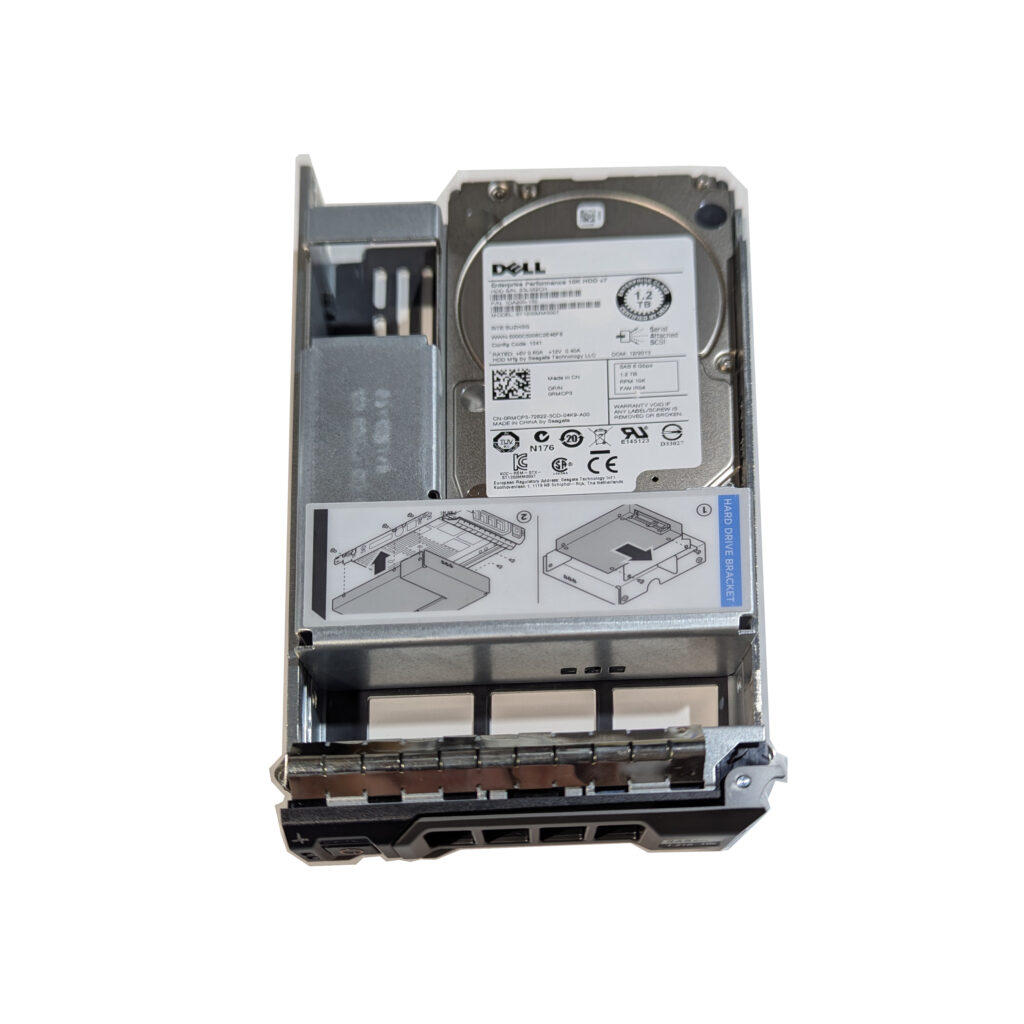 Dell Enterprise Performance 1.2TB SAS 2.5″ 10K HDD v7 0RMCP3 with 3.5 ...