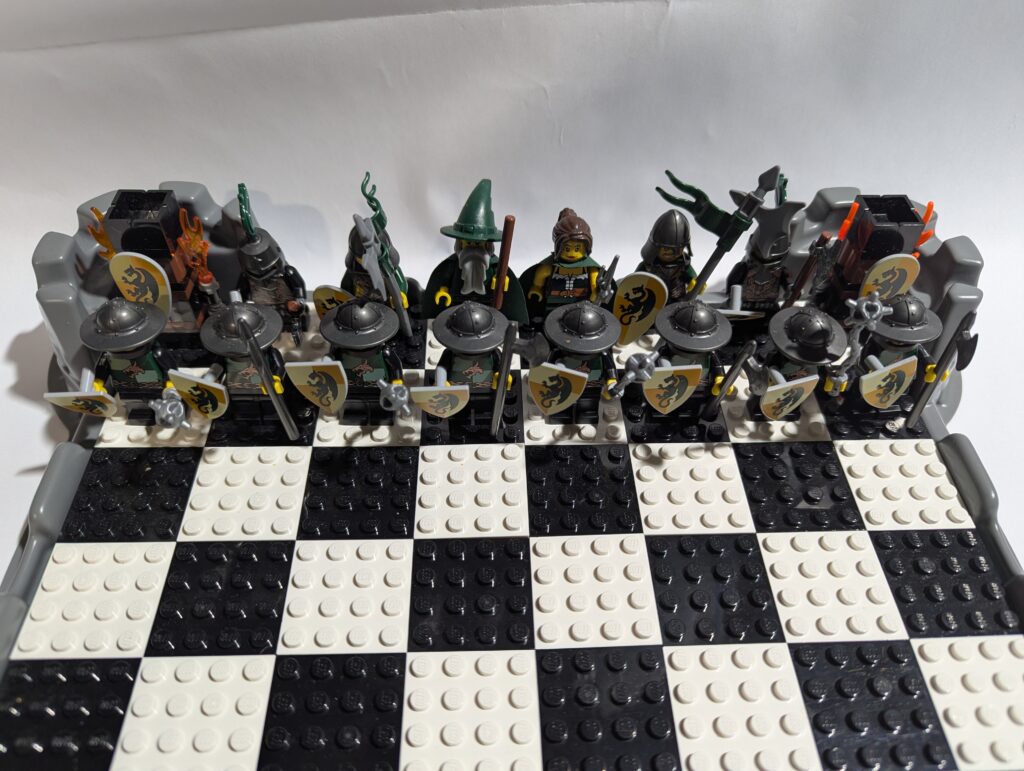 Lego Kingdoms Chess Set (853373) Almost Complete | Adhesive Networks