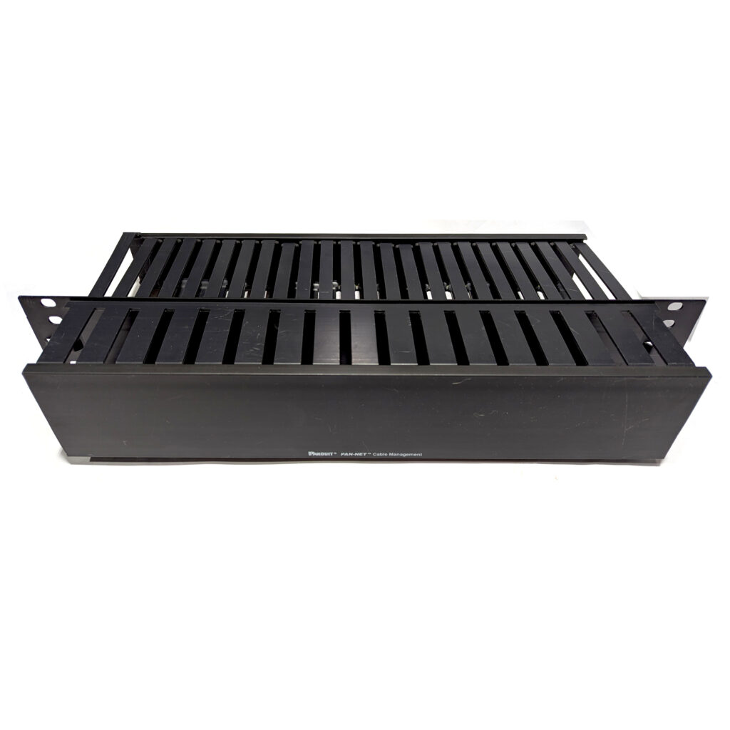 Panduit WMPH2 Pan-Net 2RU Horizontal Cable Manager Dual-Sided ...