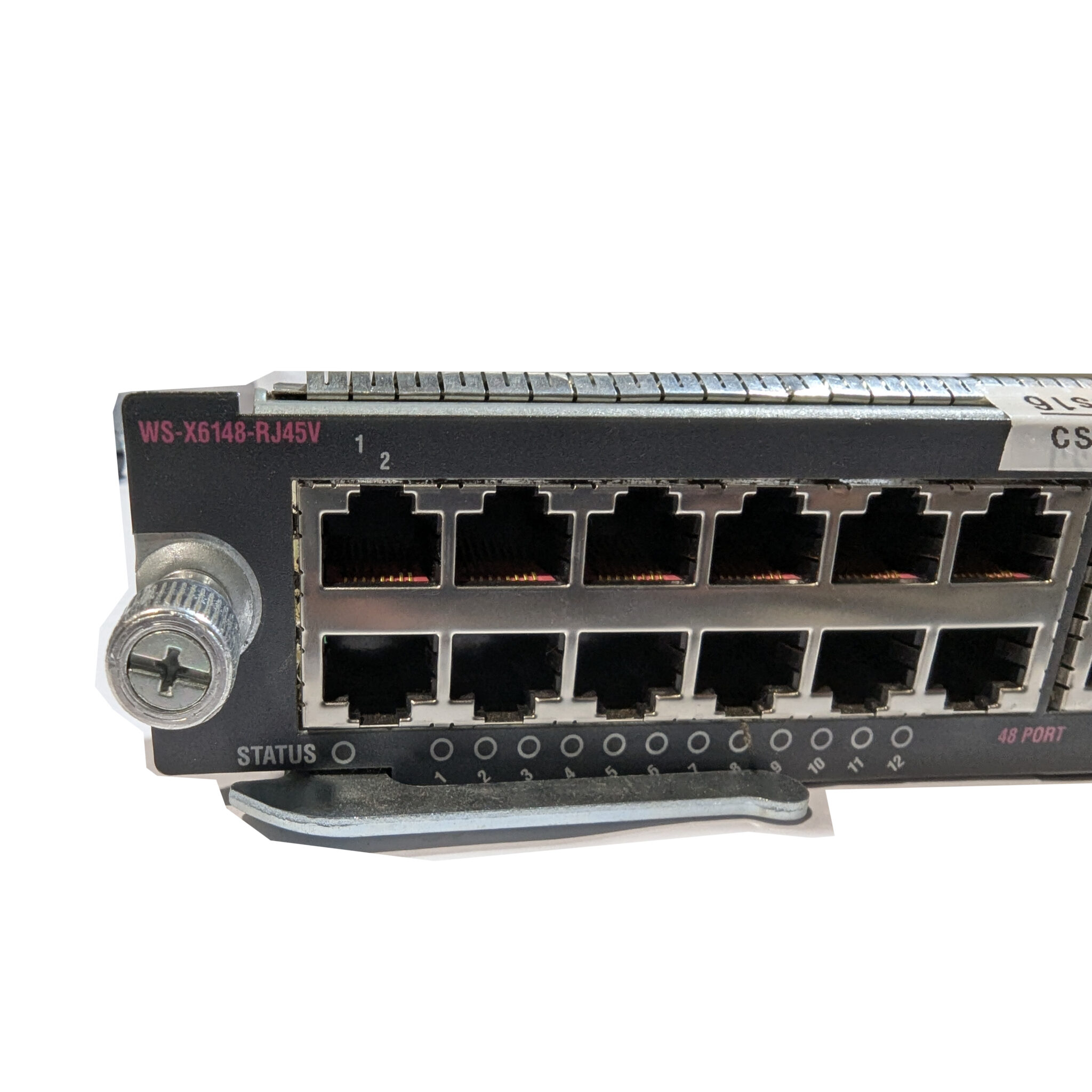 Cisco Catalyst 6500 / 7600 WS-X6148-RJ45V 48-Port POE 10/100 Ethernet ...