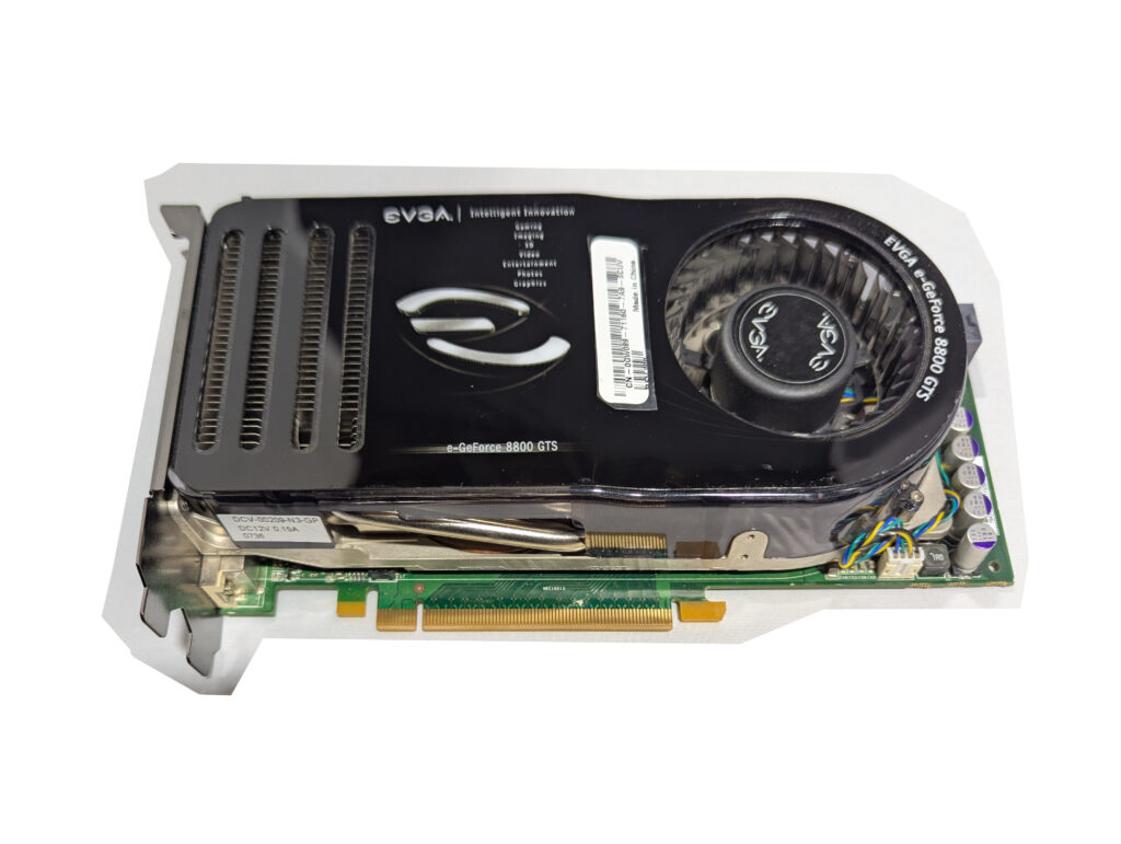 Dell GW089 EVGA GeForce 8800GTS 640MB PCIe Dual DVI S-Video Graphics ...