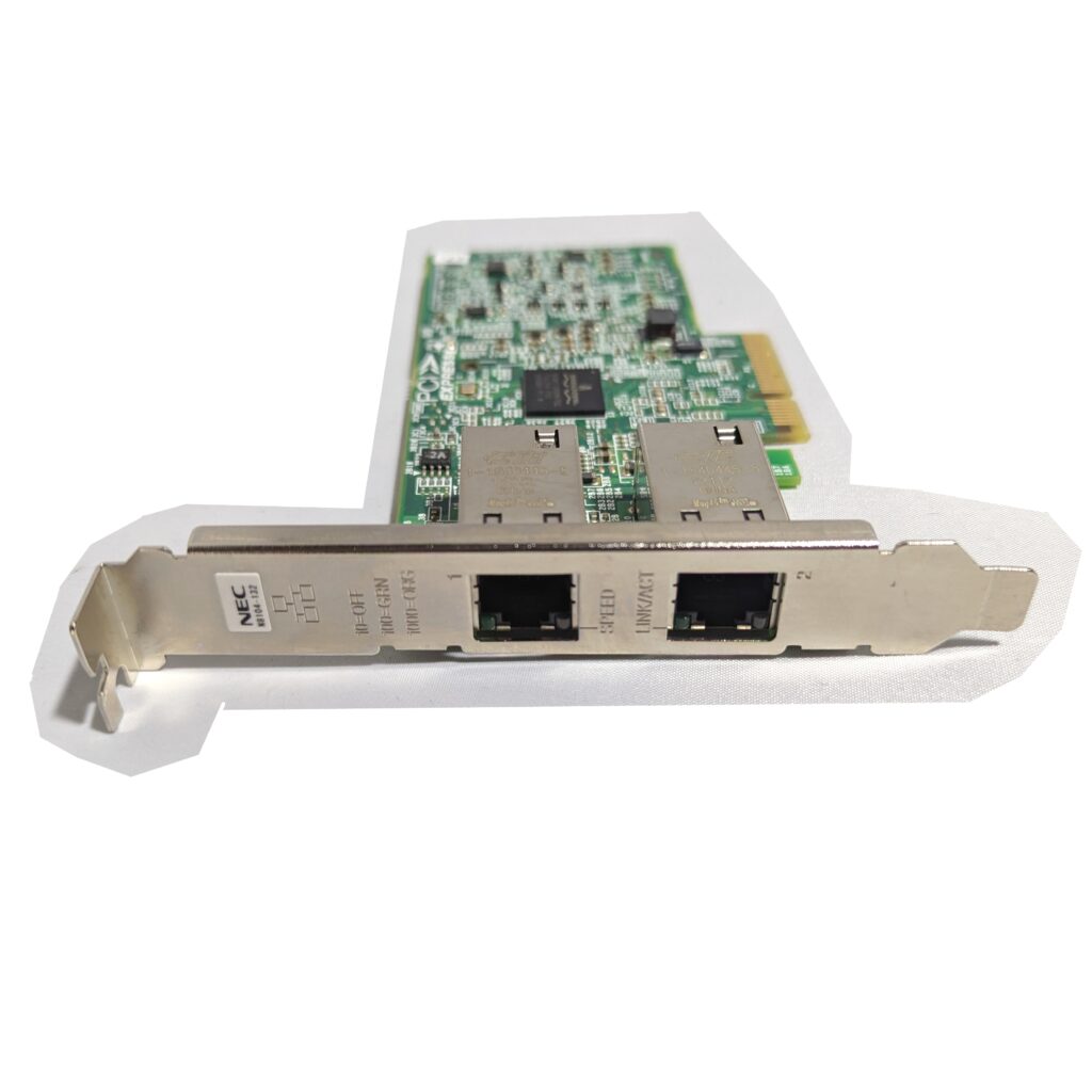 NEC Dual Port Gigabit 1000BASE-T Ethernet Adapter Card PCIe N8104-132 ...