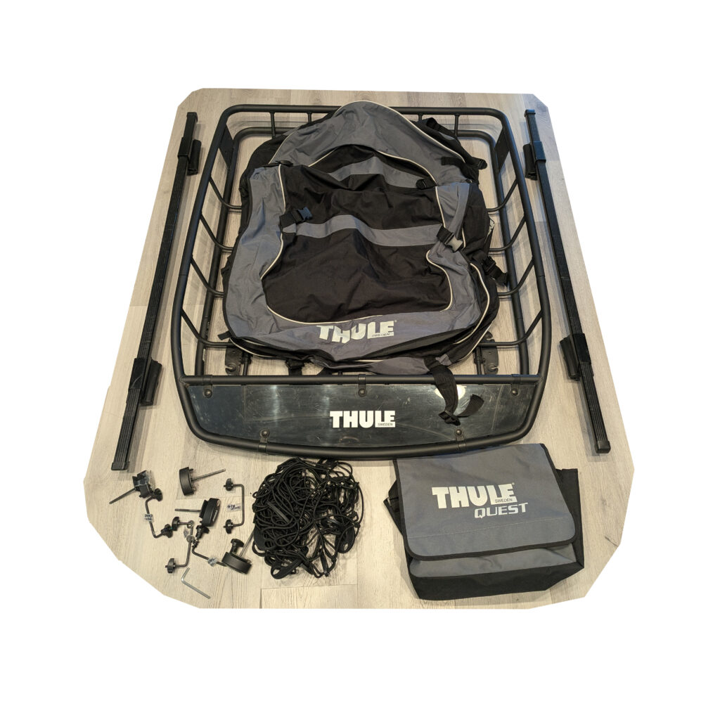 Thule Canyon XT Roof Basket Black 859002/859XT with Cargo Net & Cargo ...