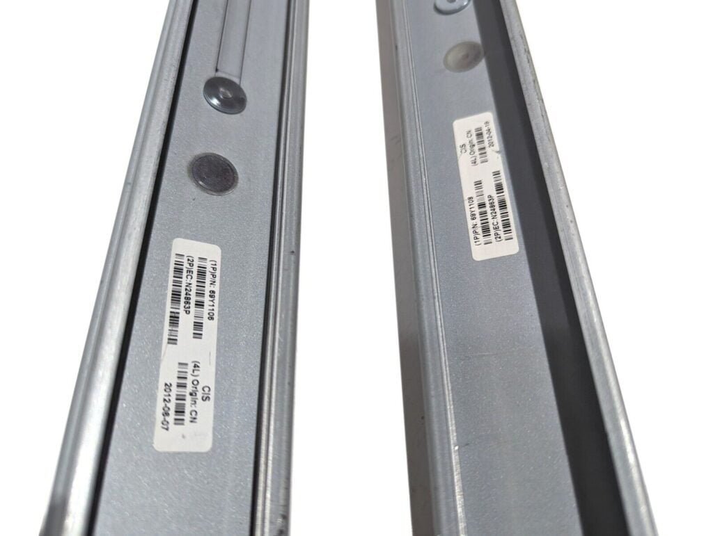 IBM X3620 X3620 M3 X3630 M3 Server Rack Mount Rails 69Y1106 69Y1108 ...