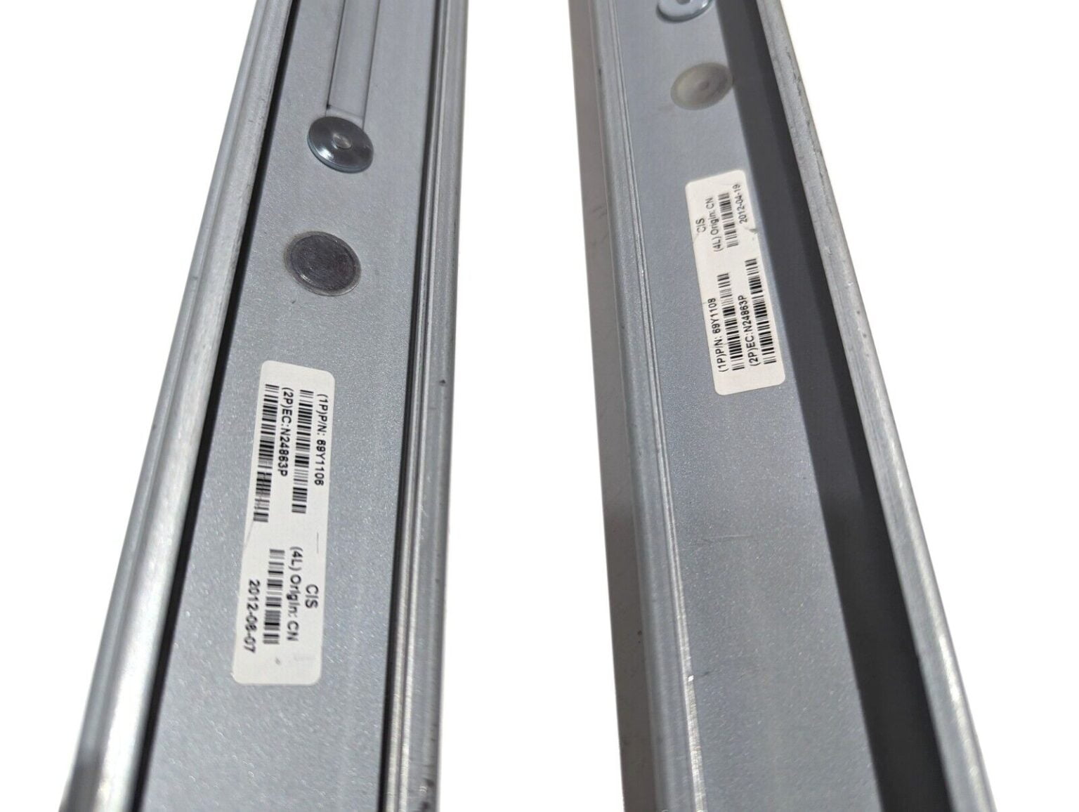 IBM X3620 X3620 M3 X3630 M3 Server Rack Mount Rails 69Y1106 69Y1108 ...
