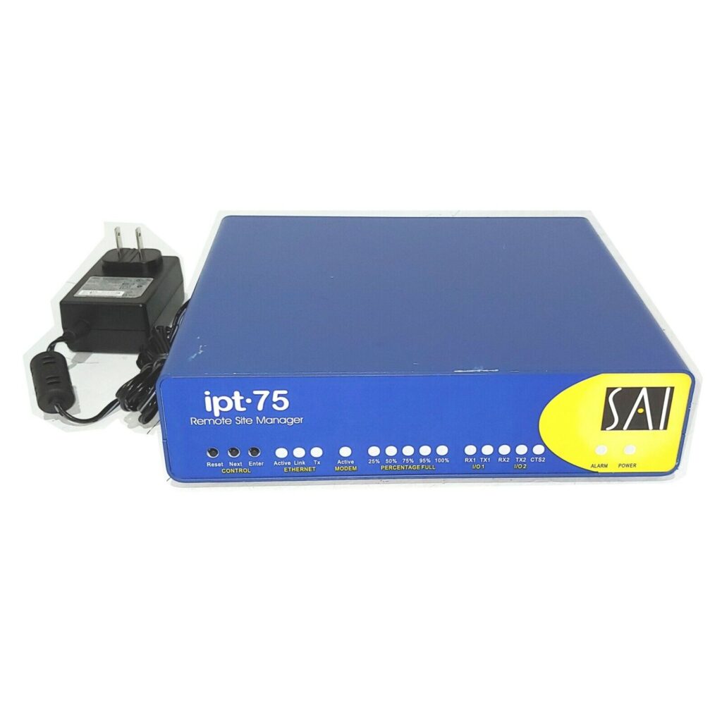 SAI IPT 75 Remote Site Manager Modem DL75-512K-2P-33M-1EF-12V ...